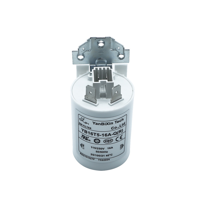 YB16T5 White Plastic Housing EMI Filter 220V 16A Power Filter For ...