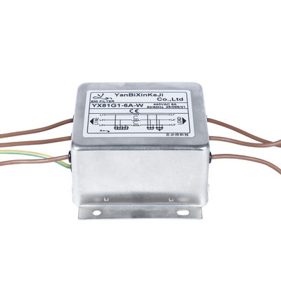 1A~10A 3 Phase EMI Filter EMC Power Line Filter For Power Drive Systems