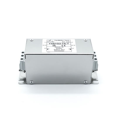 YX81G2 7A Terminal Block EMI Filter Three Phase Three Line Filter For ...