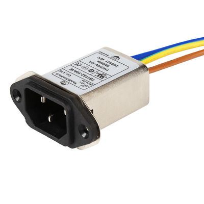 YB11A2-10A-W IEC Inlet Filter Power Line Output Noise Filter For ...