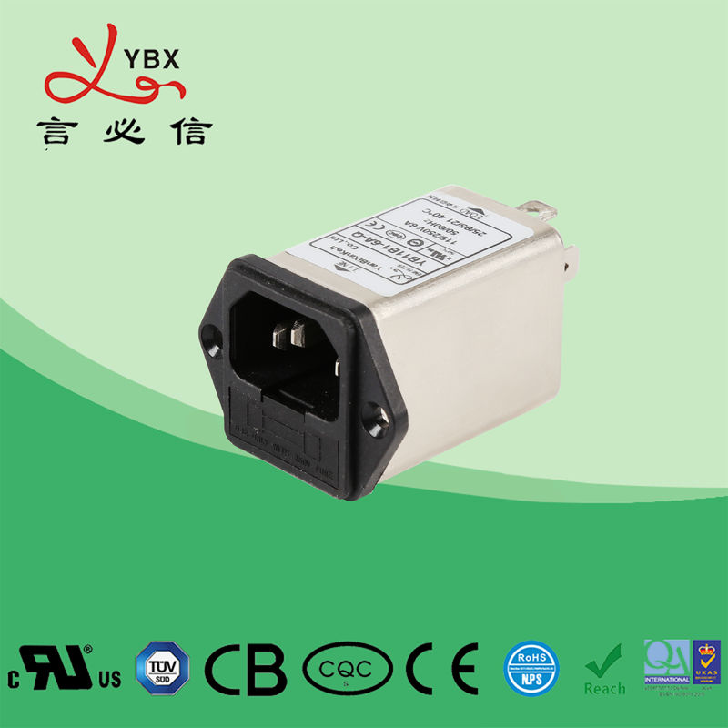 Yanbixin 1-10A AC Socket Plug In RFI Filter , RFI Power Line Filter For ...