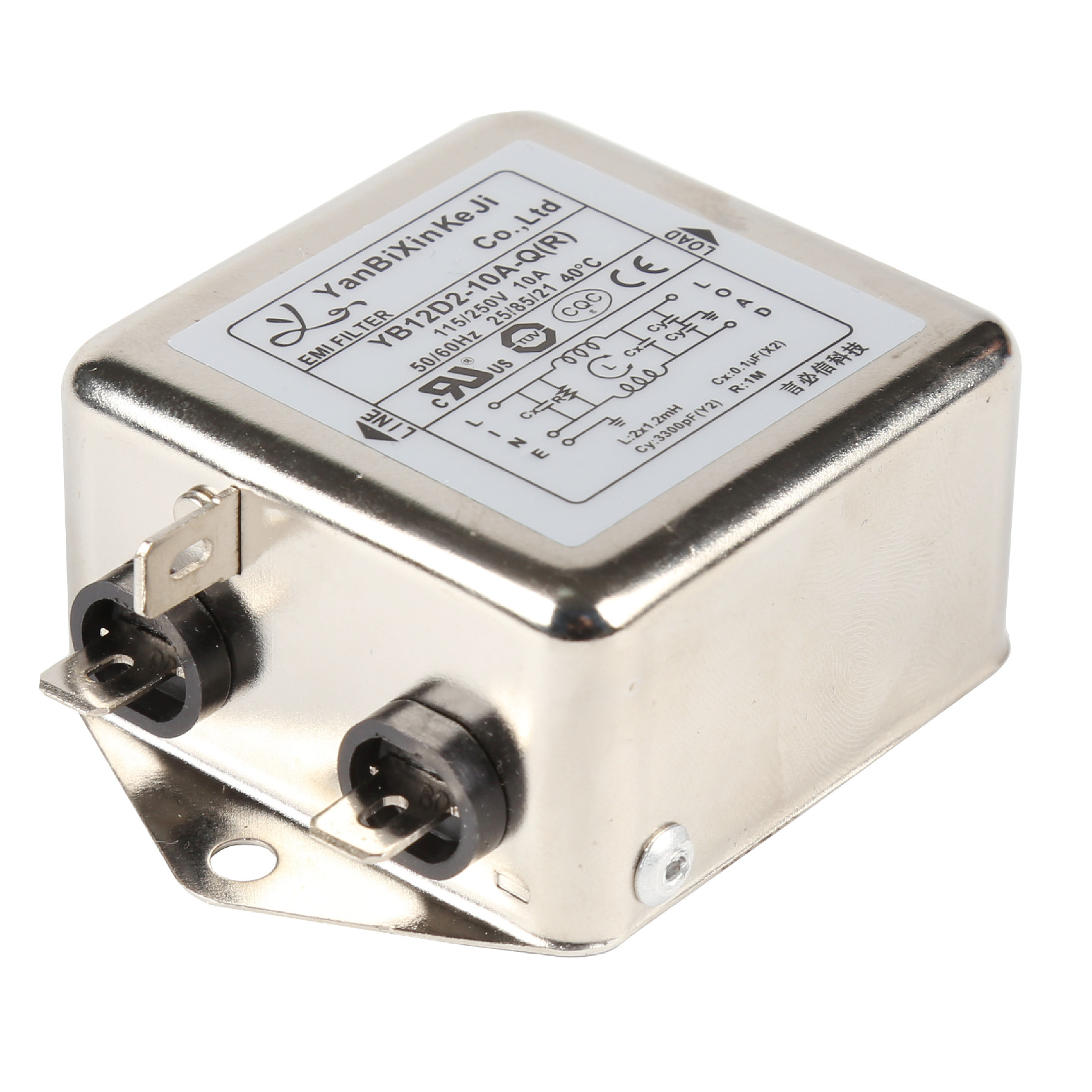 CE Standard 2.5KW Wire AC Power Emi Filter Powr Line Filter For ...