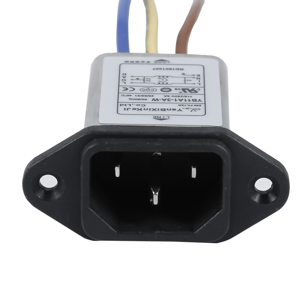 YB11A1 IEC Inlet Filter Single Phase Emi Filter Suitable For 220V ...