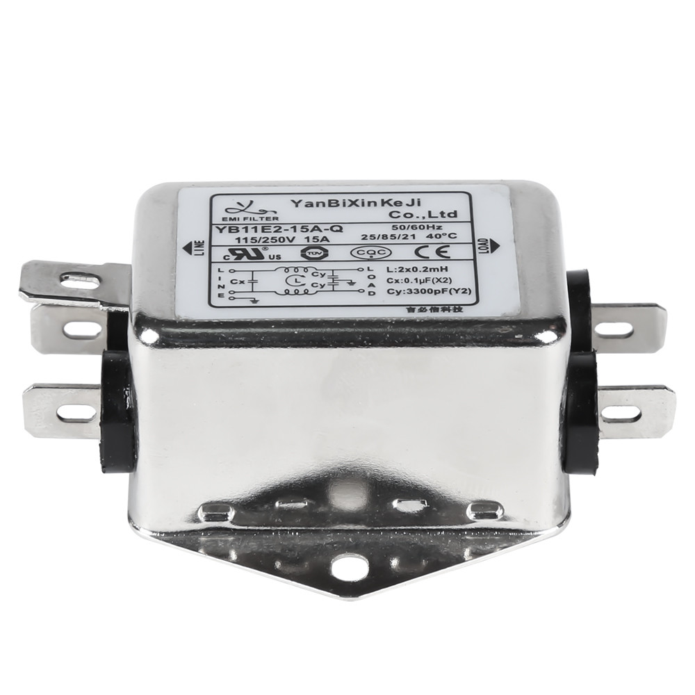220V 15amps YB-E Passive Single Phase Filter Power Line Filter For ...