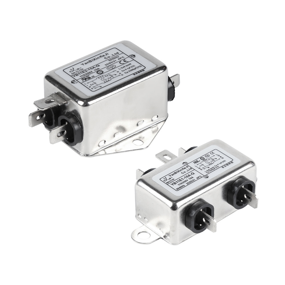 1A-10A Low Pass EMI Filter 220V 3A Single Phase 50°C Environmental ...