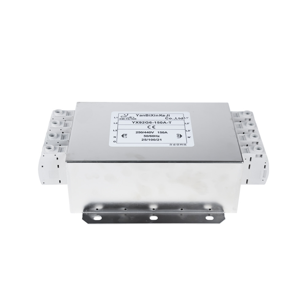 440V Three Phase Four Wire Filter 150A EMI Suppression Filter For ...