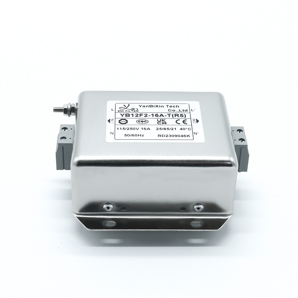 YB12F2 15amp 220V Single Phase Filter Din Rail RFI Filter For ...